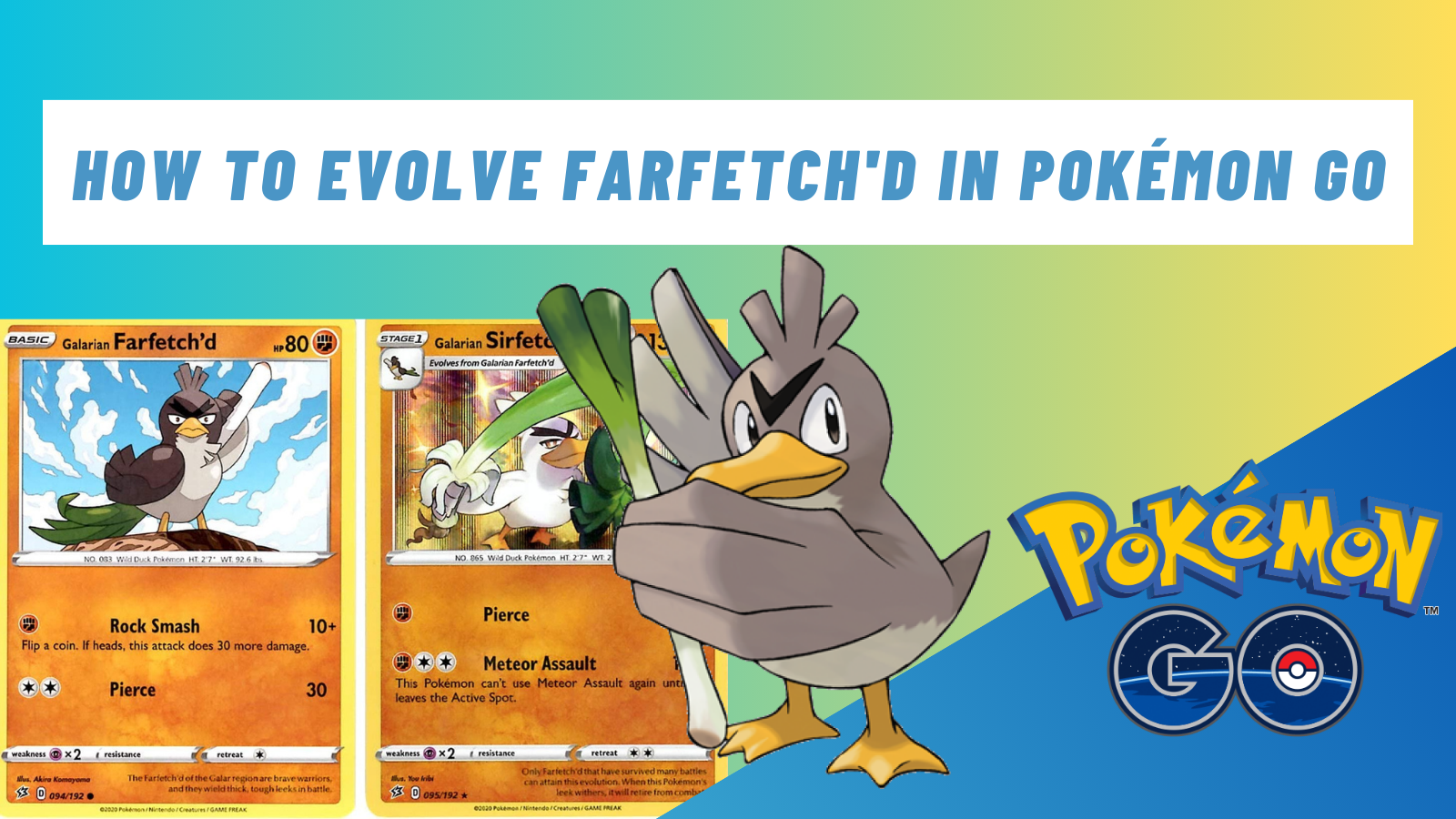 How to Evolve Farfetch'd in Pokémon Go - Pokemon Go Map | Blog